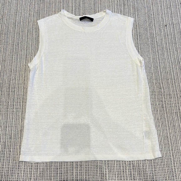 Jenni Kayne | Tops | Jenni Kayne Linen Muscle Tank | Poshmark